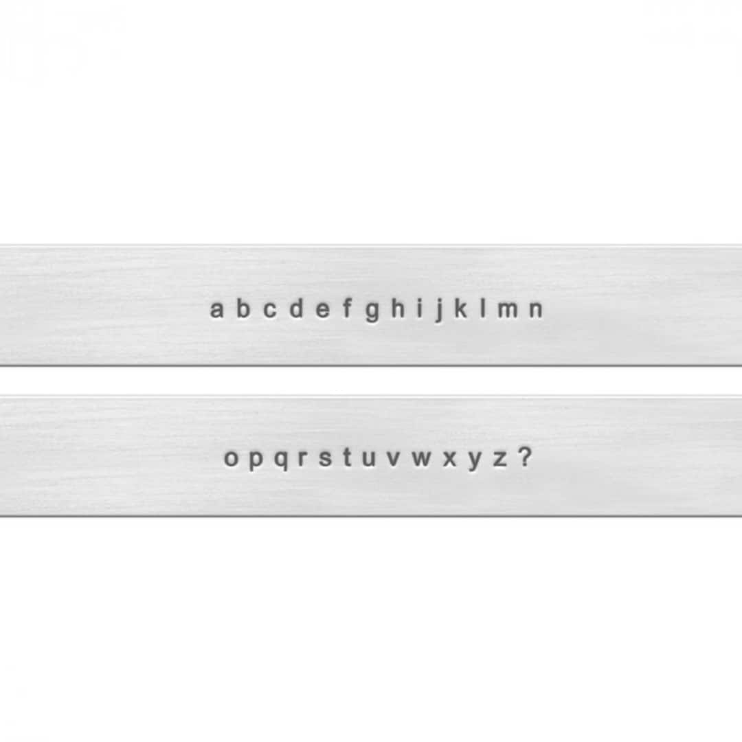 Impressart Stamp Set, 1.5 Lowercase Stamps, Metal Stamp, Small ...