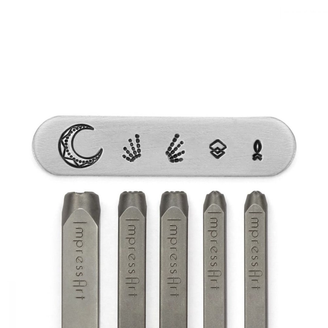Geometric Mandala Stamp Set, Metal Stamping, Mandala Stamps, Jewelry ...