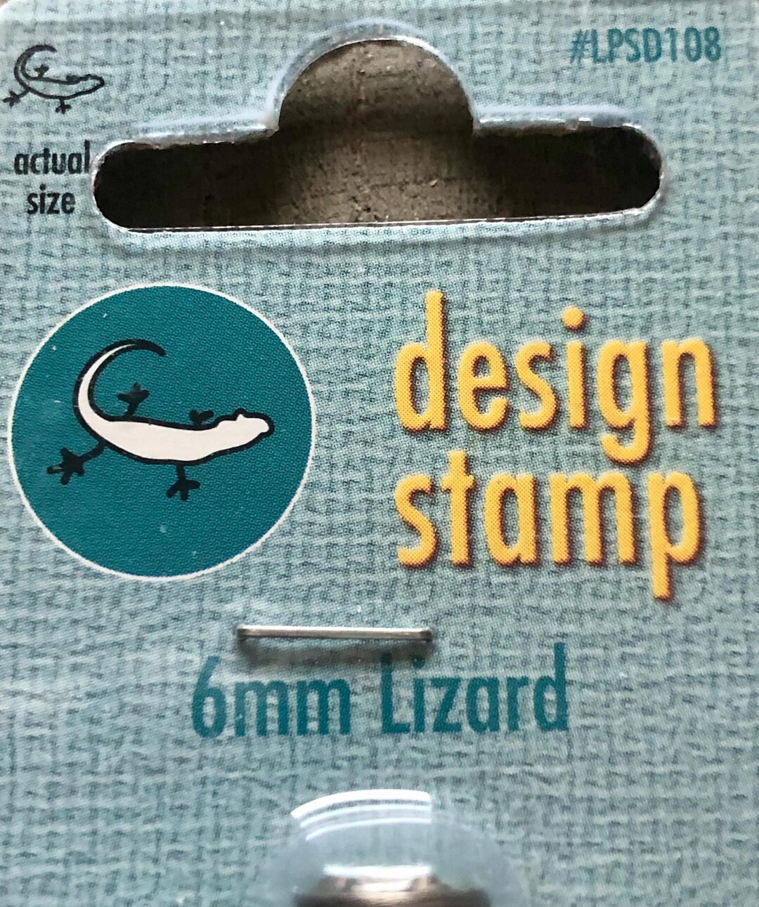 SALE STAMP, Beadsmith Lizard Metal Stamp, Lizard Stamp, Nature Stamp ...