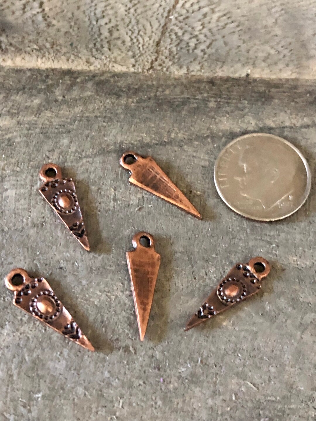 Copper Dagger Charm, Small Copper Dagger, Jewelry Making, Earring ...