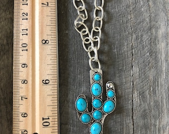 Cactus Pendant Large Cactus Pendant Saguaro Cactus Pendant - Etsy