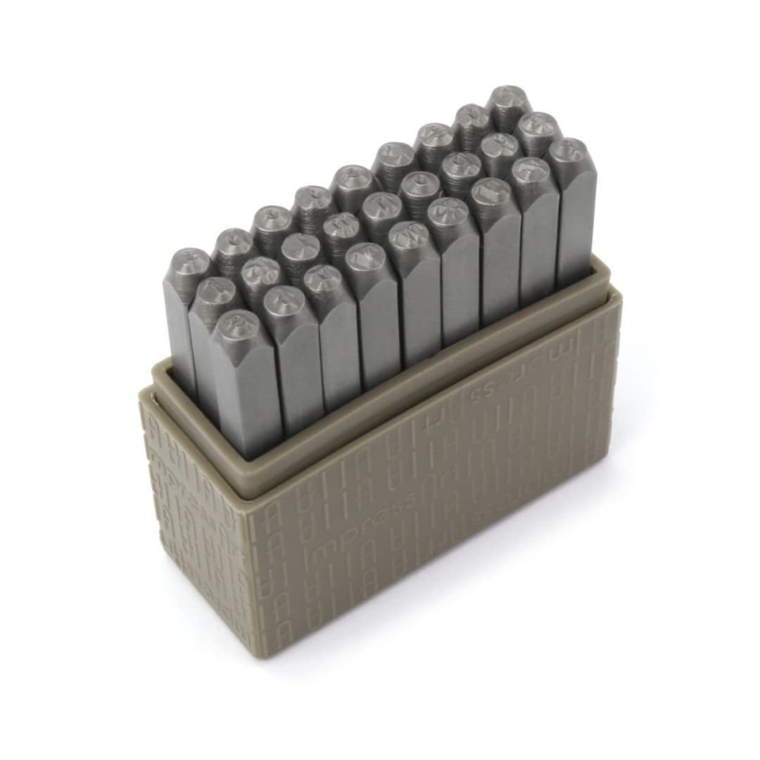 Lowercase Typewriter Font, 3mm Metal Stamps, Jewelry Making, Metal ...