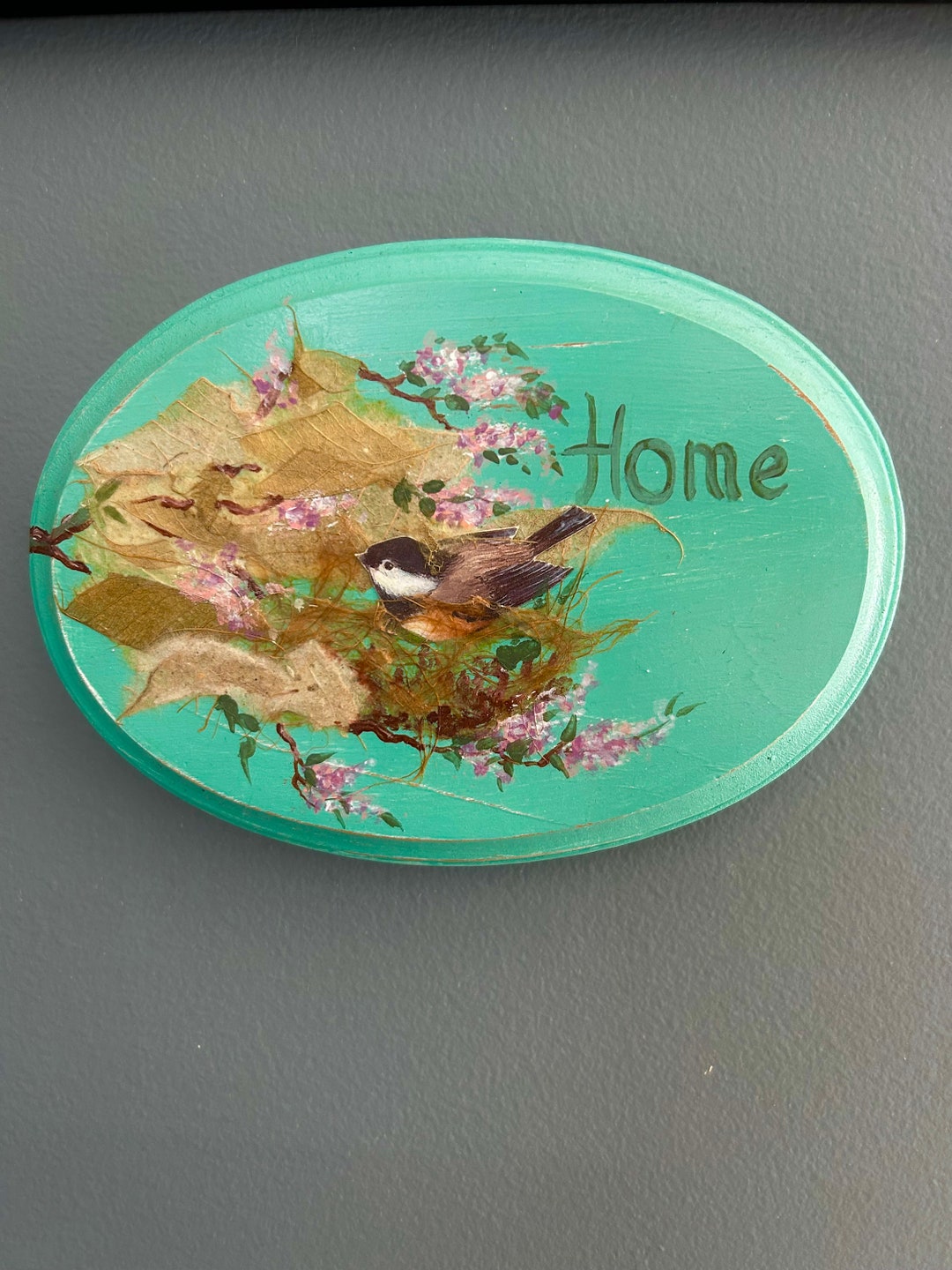 Bird in Nest Wall Art - Etsy