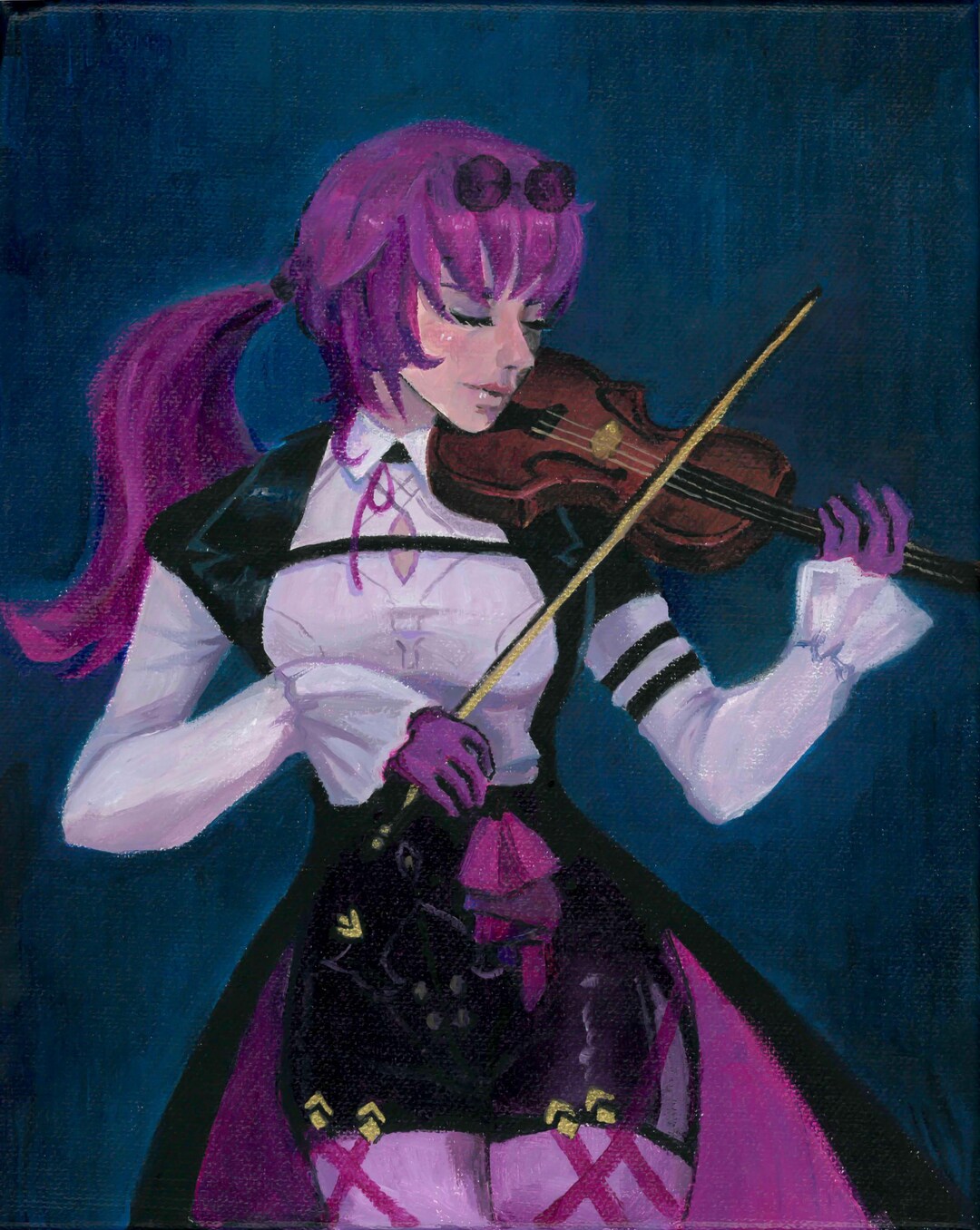 Kafka | Hand-painted Acrylic on Canvas | Honkai: Star Rail Collectible ...