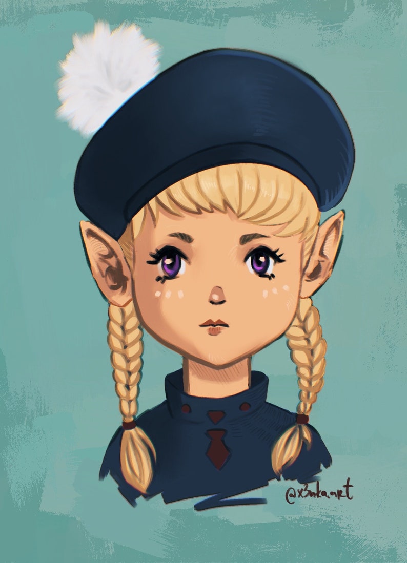 FF14 Character Portrait Commission - Etsy