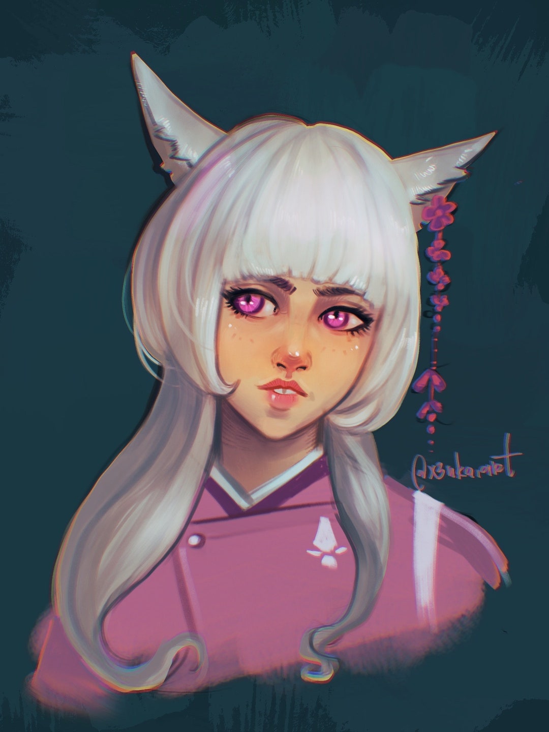 FF14 Character Portrait Commission - Etsy