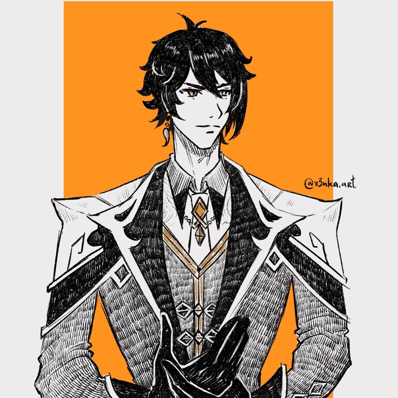 Ink Character Commission (dnd, Fanart, Original) - Etsy