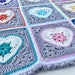 Crochet Pattern Bundle Deal. Part 1 & 2 - Heart in Bloom Motif and ...