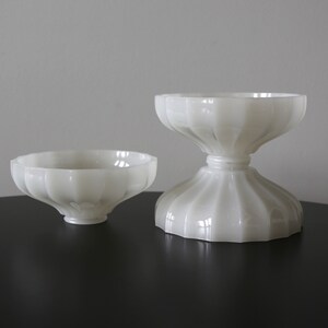 Antique Milk Glass Clam Broth Shade 7 3/8" - Three Available ...