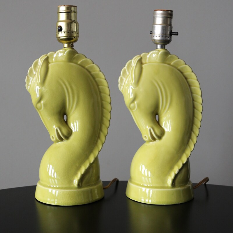 Chartreuse Lamp - Etsy