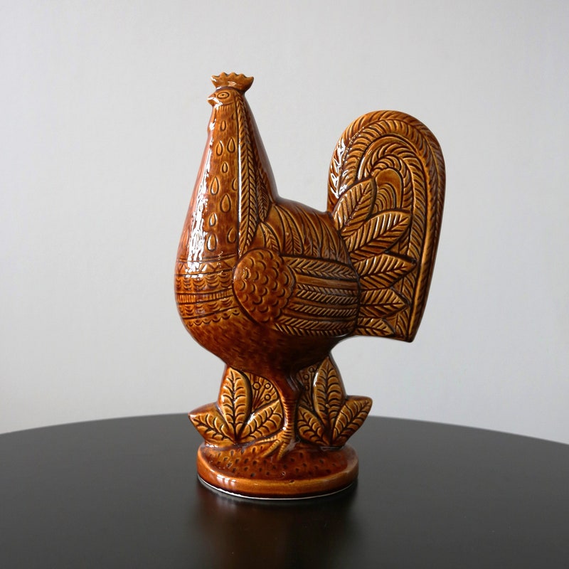 Rooster Statue - Etsy