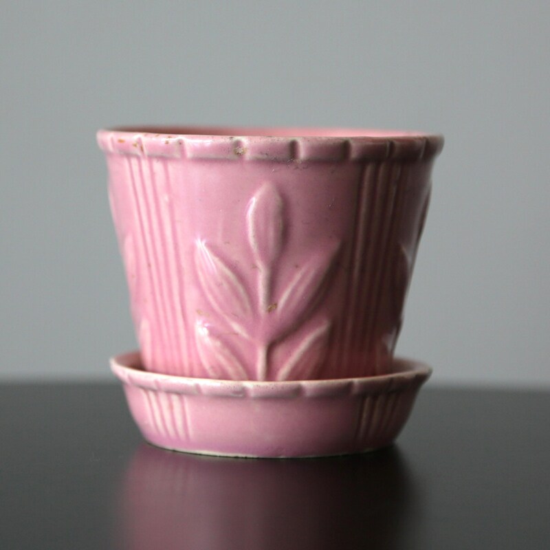 Pink Ceramic Planter - Etsy