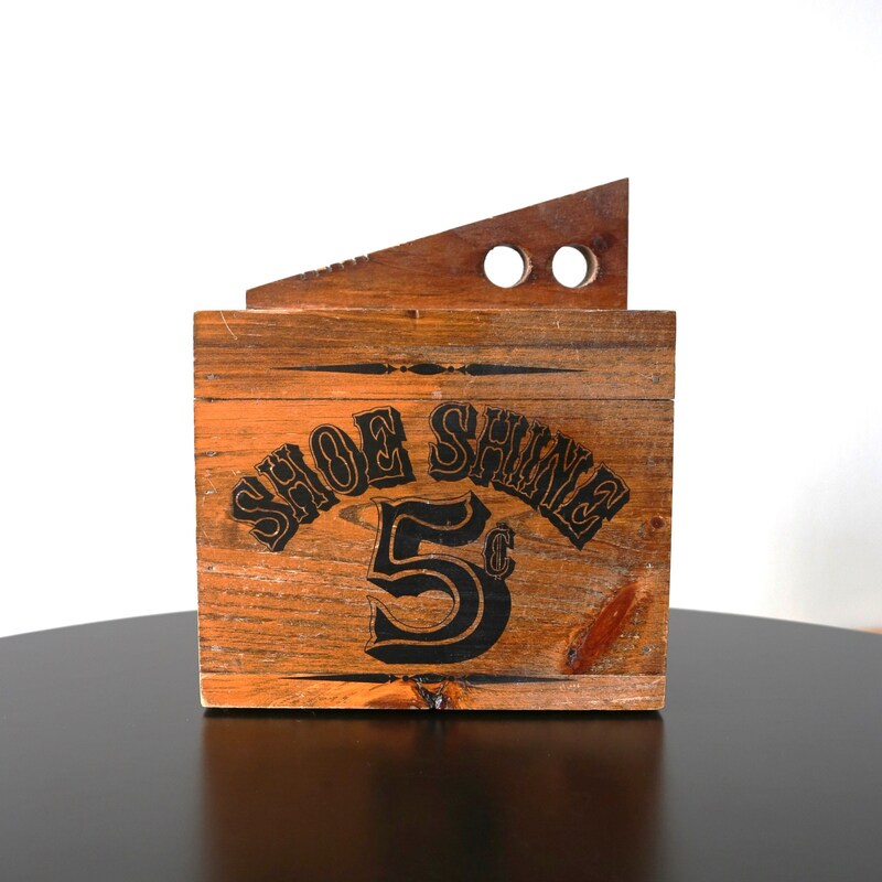 Shoe Shine Box - Etsy