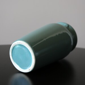 1950s Cookson Pottery Tall Vase Mid Century Modern / Art Deco Green ...