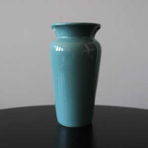 1950s Cookson Pottery Tall Vase Mid Century Modern / Art Deco Green ...