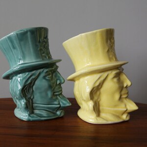 Mccoy Uncle Sam Planter Green + Yellow Rare Stars + Stripes Abraham ...