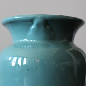 1950s Cookson Pottery Tall Vase Mid Century Modern / Art Deco Green ...