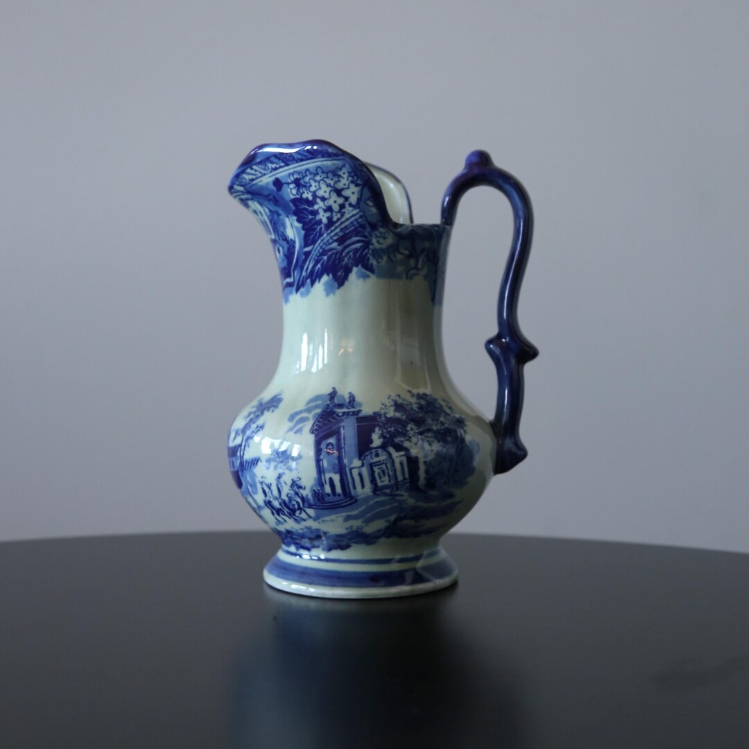 Victoria Ware Ironstone Pitcher England English Transfer Ware - Etsy