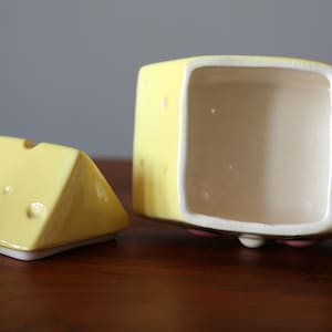 Vintage Cheesy Condiment Jar With Lid Deforest of California Cheezy Mid ...