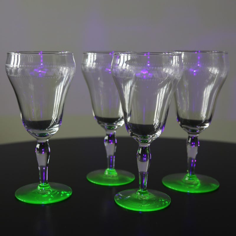 Rare Vaseline Glass - Etsy