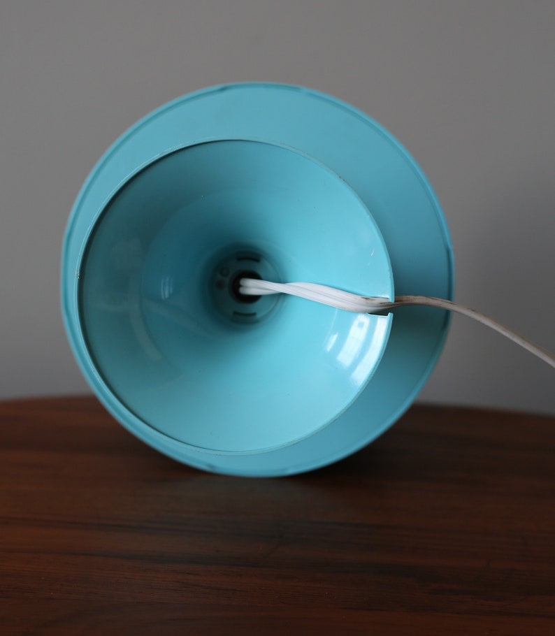 Vintage Space Age Intertek Plastic Table Lamp Robin's Egg - Etsy
