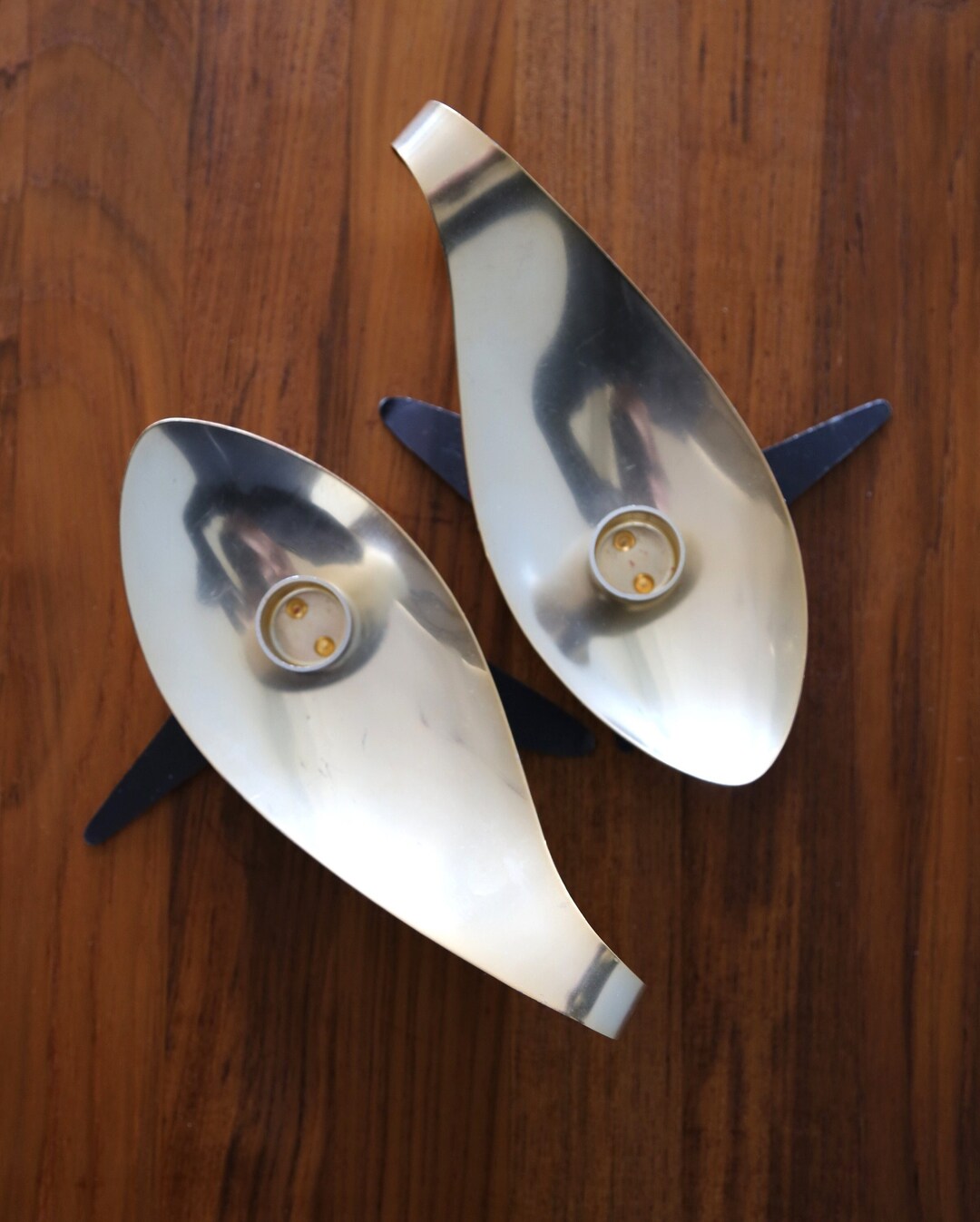 Mirro Aluminum Candle Holders: Mid Century Modern Atomic Candlesticks ...