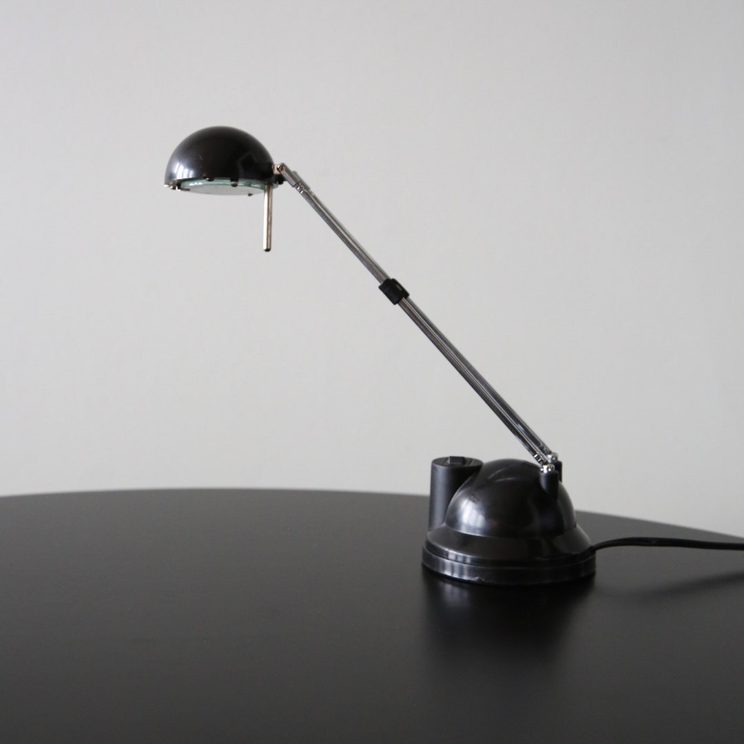 Vintage Small Telescoping Space Age Halogen Desk Table Lamp Mid Century ...
