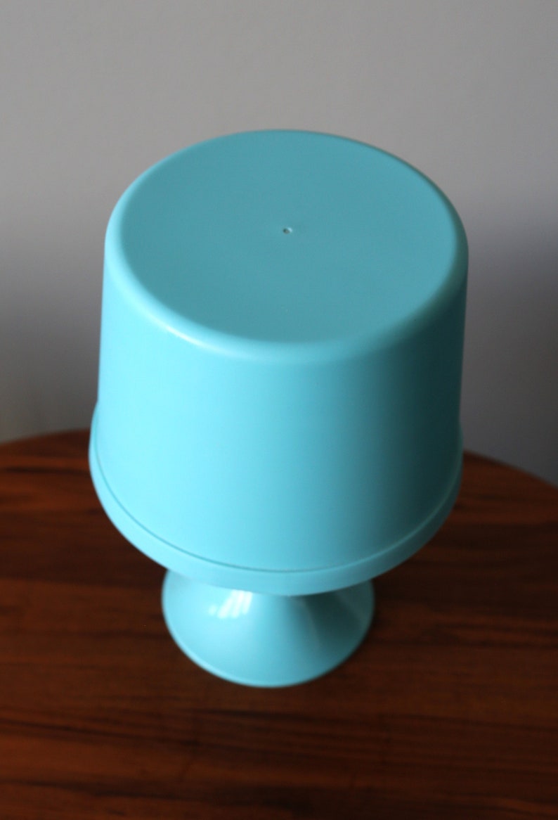 Vintage Space Age Intertek Plastic Table Lamp Robin's Egg - Etsy