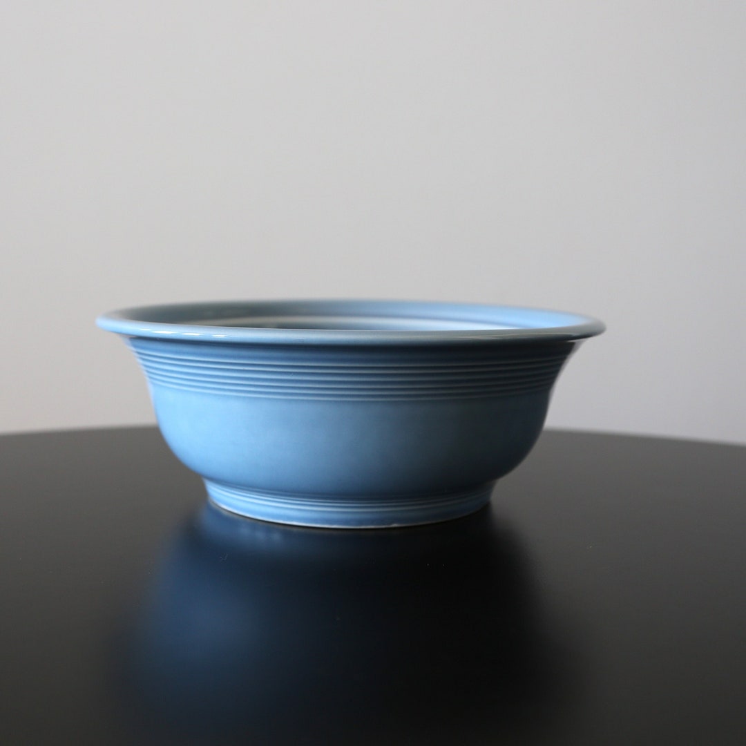 Fiestaware Mixing Bowl Mid Century Modern Periwinkle Blue Ceramics ...
