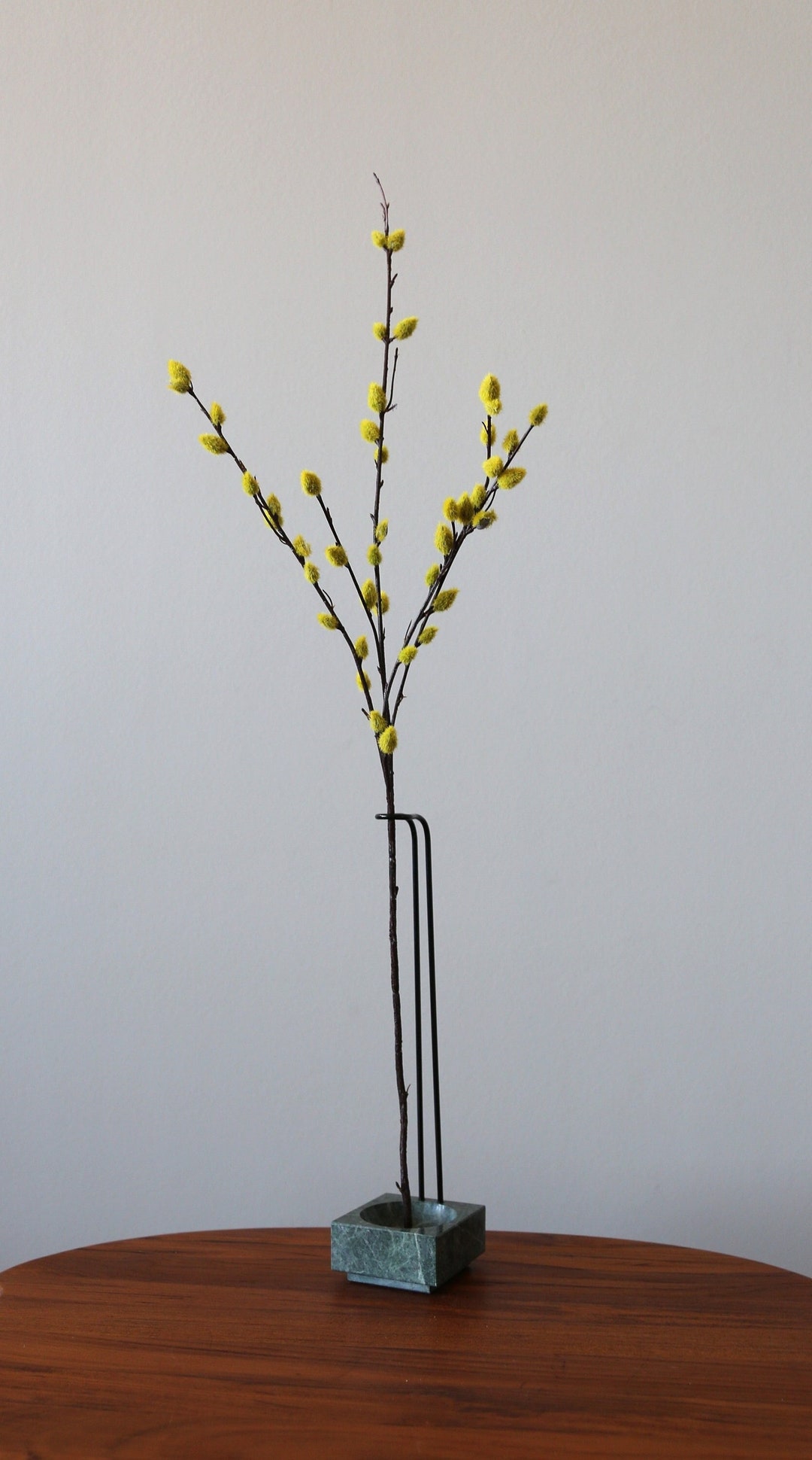 Vintage MOMA Peter Hewitt Blossom Well Marble Metal Flower - Etsy