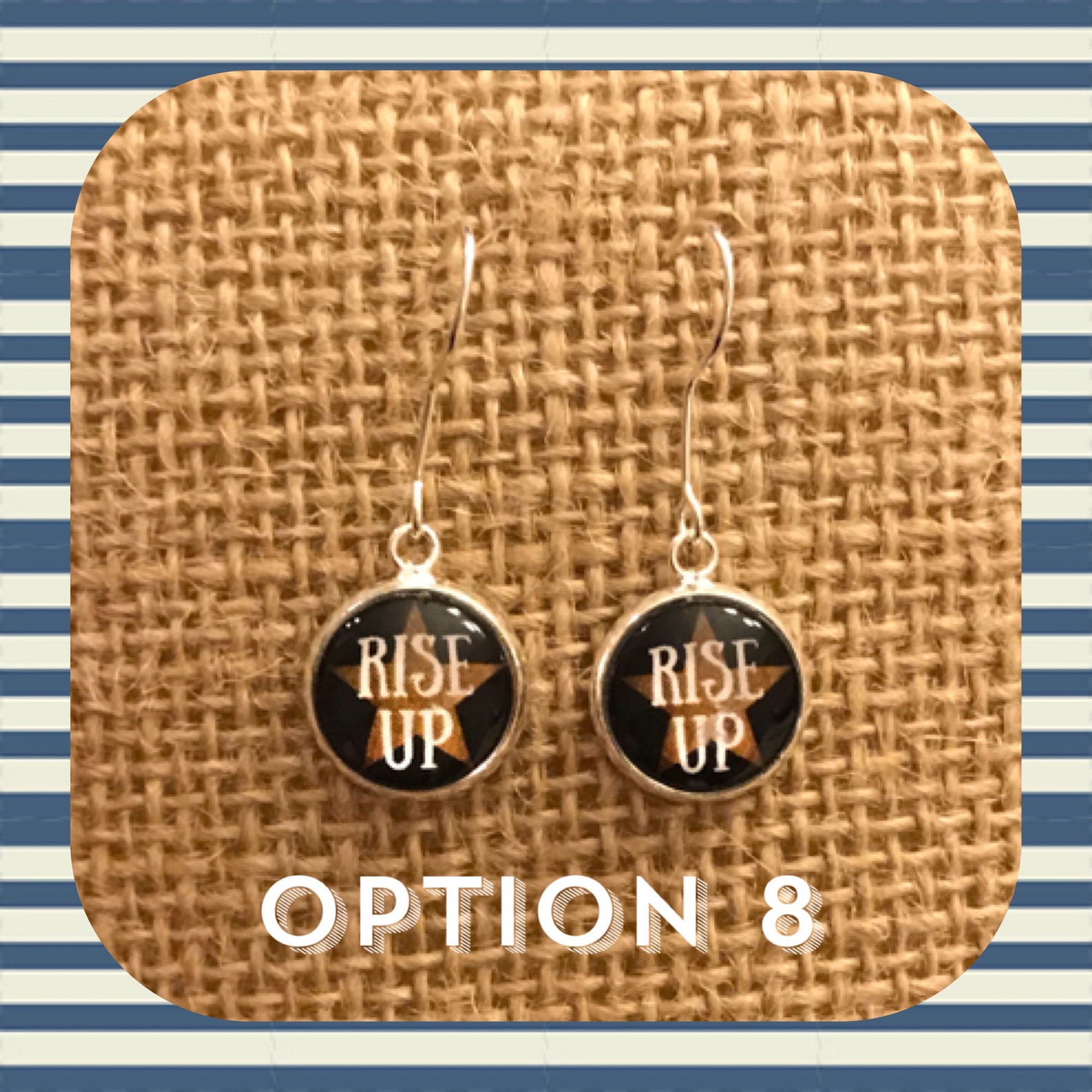 Hamilton-inspired Earrings Custom Design | Etsy