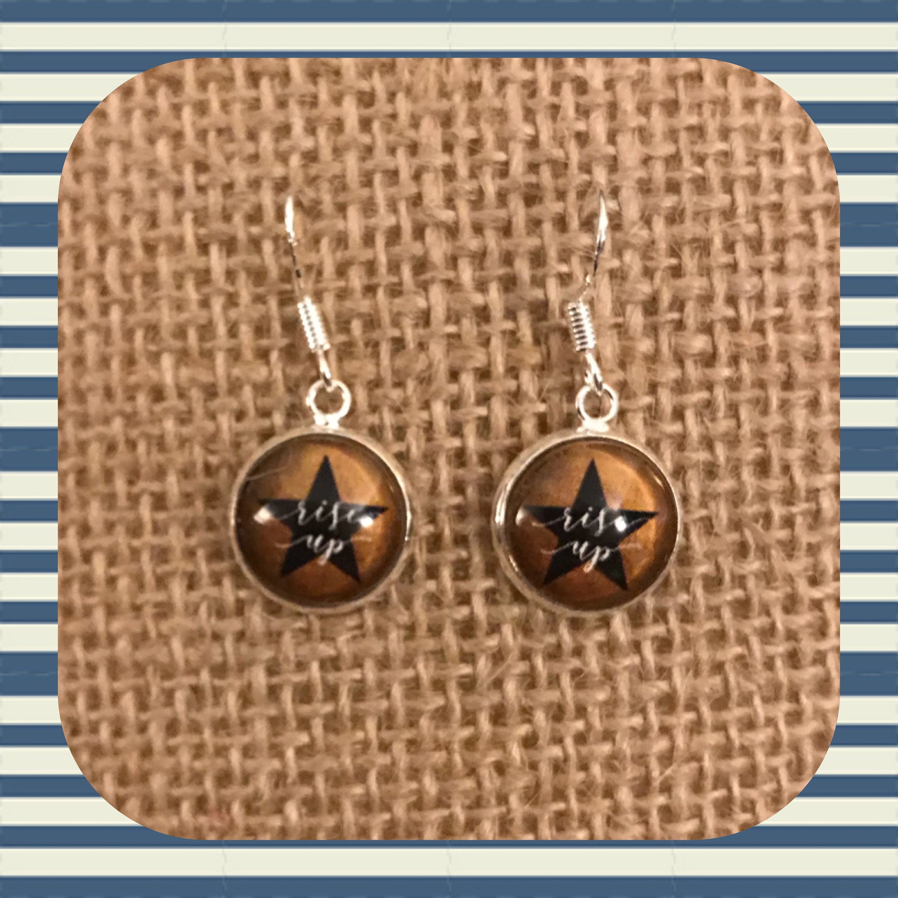 Hamilton-inspired Earrings NEW Custom Design | Etsy