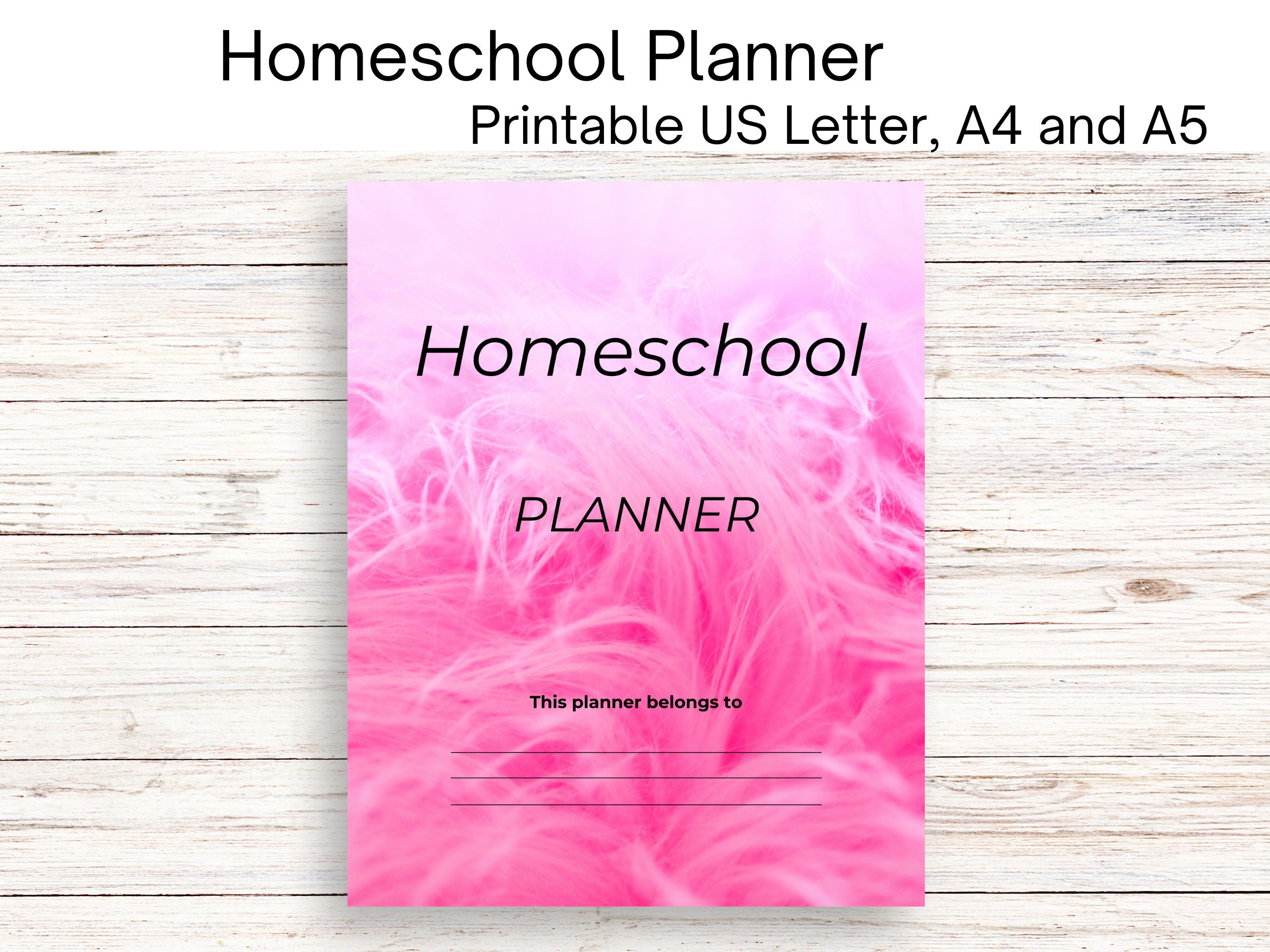Printable Homeschool Planner Bundle With Multiple Covers to Choose From ...