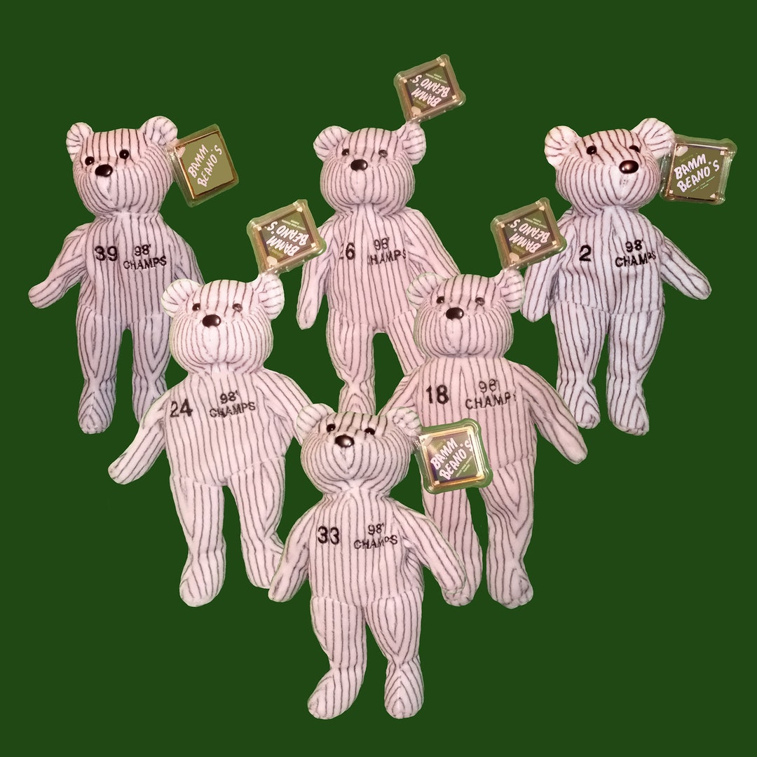 6-piece Set of the 1998 Championship NY Yankees Bammers Bamm Beanos ...