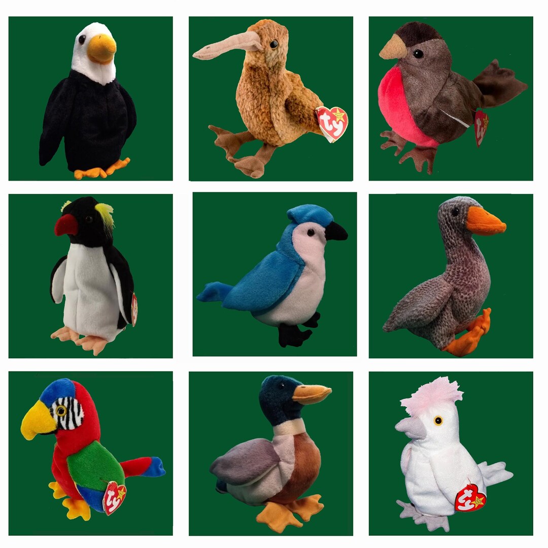 Your Choice of Ty Bird Beanie Babies Group 1 - Etsy