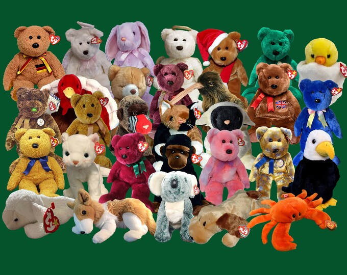 Ty Beanie Buddies Choice of Dogs and Cats - Etsy