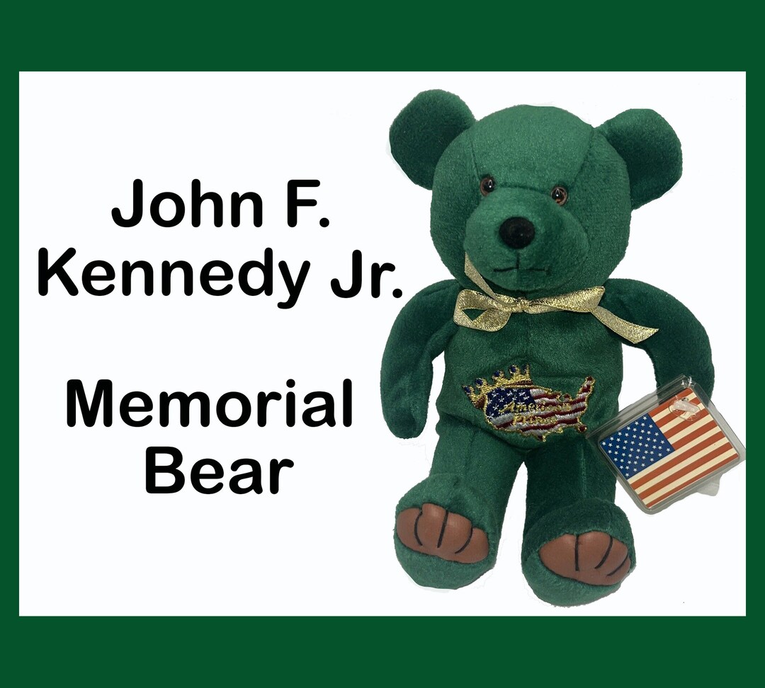 Vintage Limited Edition John F Kennedy, Jr Patriotic Plush Beanie Americas Prince - Etsy