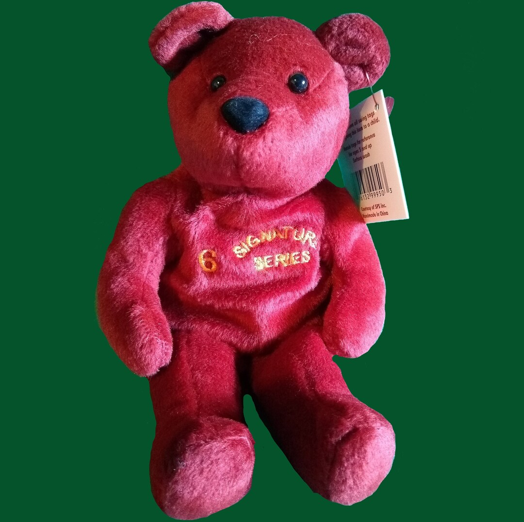 Vintage Signed NFL Joe Montana Salvino's Bammer Signature Series Bear ...