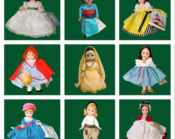 Your Choice of Madame Alexander 8" Dolls, International, Storyland and ...