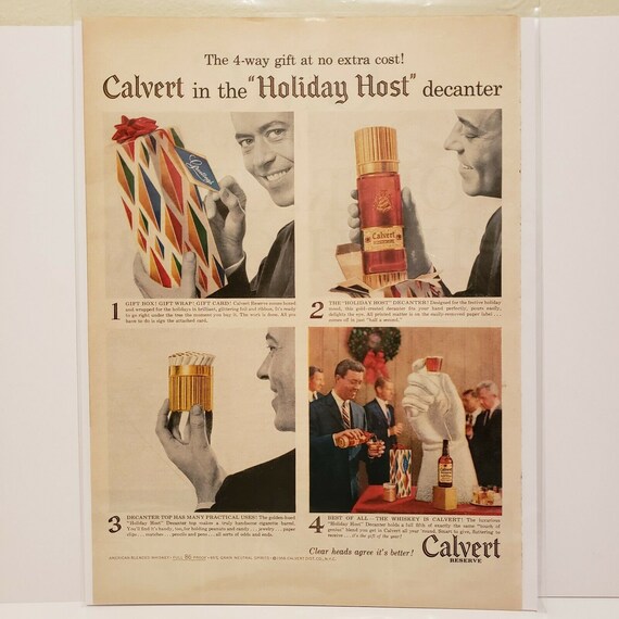 Art & Collectibles Advertisements Collectibles Vintage 1962 Calvert ...