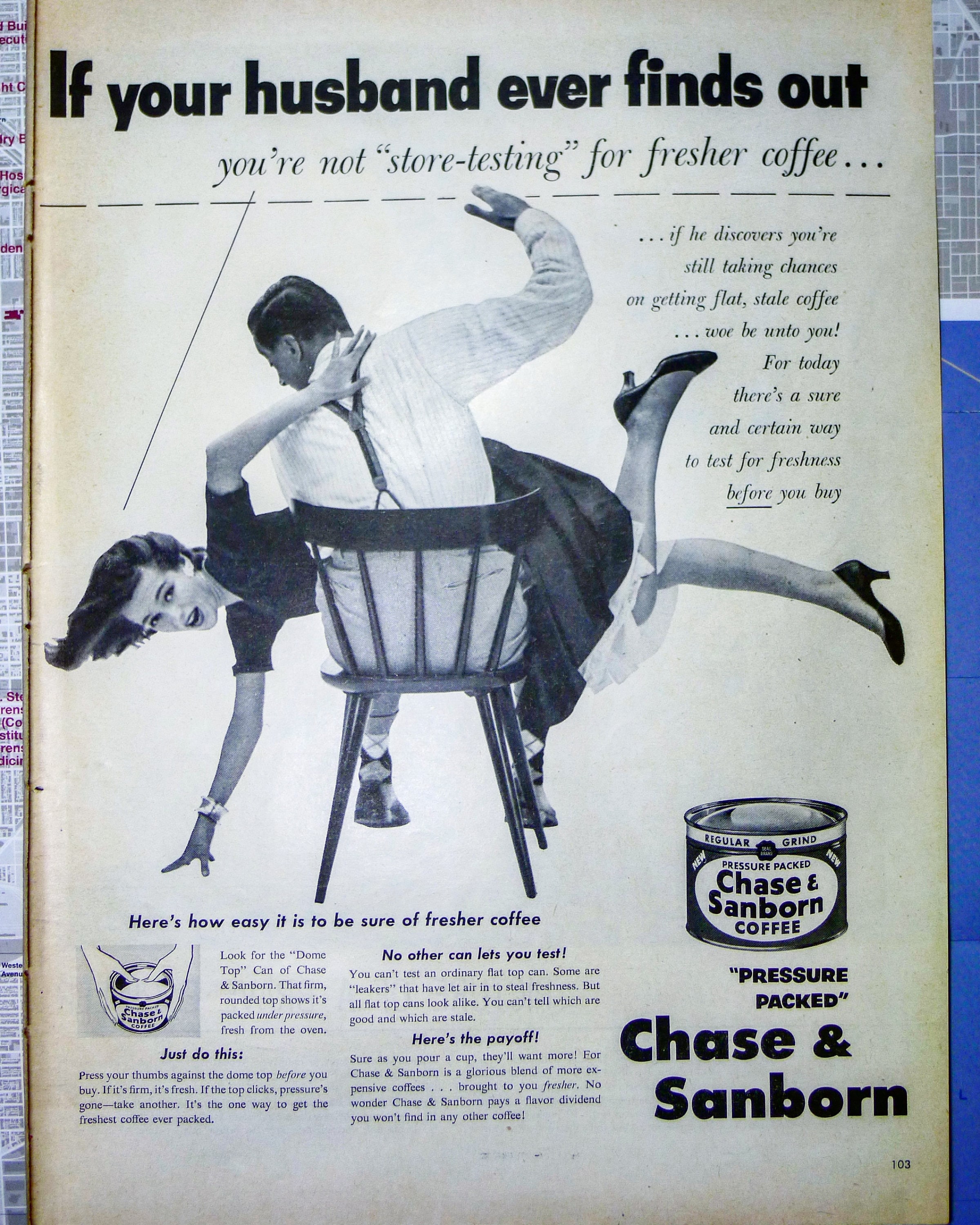 1950s Chase & Sanborn Coffee Ad Offensive 50s advertising | Etsy 1950s Chase & Sanborn Coffee Ad Offensive 50s advertising | Etsy