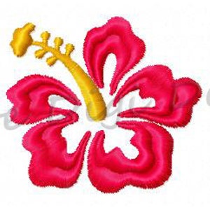 Tropical Flower Beach Applique - Etsy