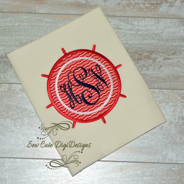 Ship Wheel Monogram - Etsy