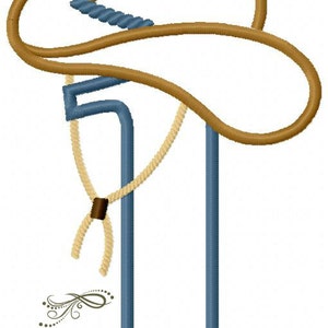 Cowboy Number One Applique Design | Etsy