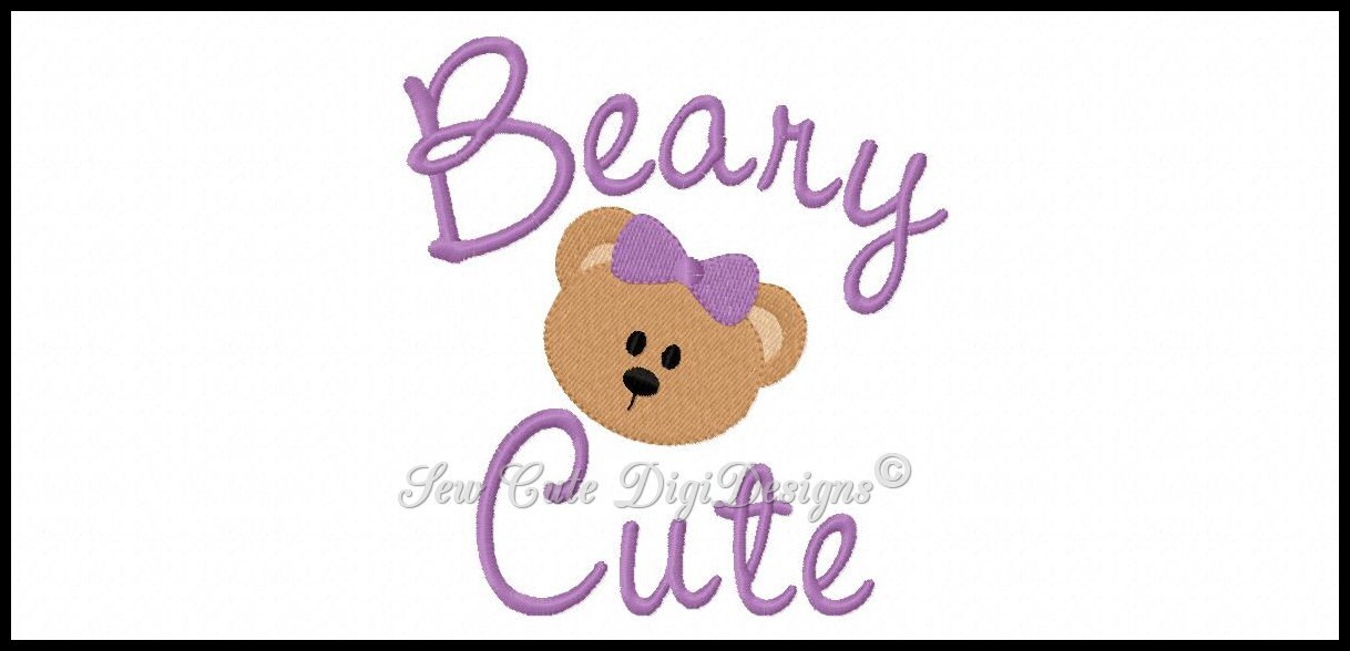 Beary Cute Girl Bear - Etsy