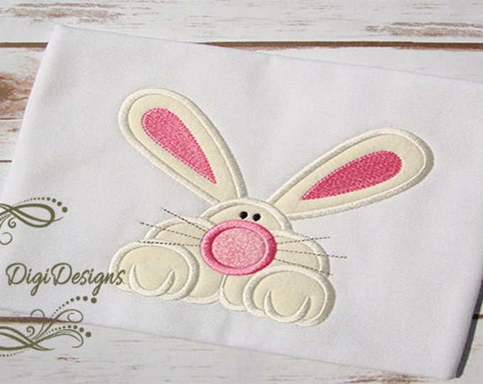 Adorable Bunny Applique Design - Etsy
