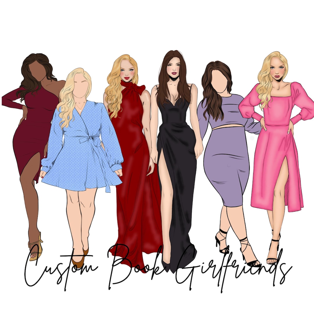 Minimalist Custom Book Girlfriend for Authors / Bookmark Design ...