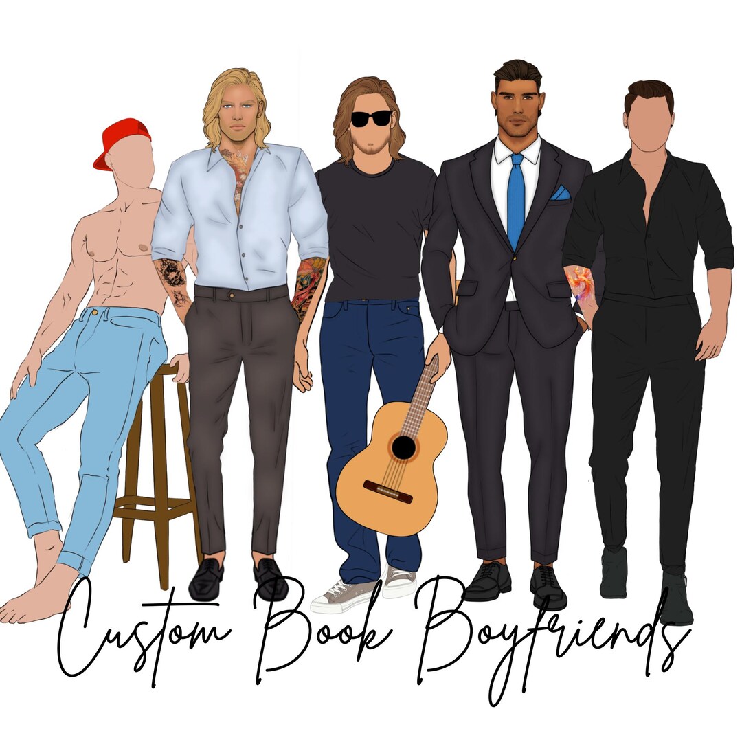 Minimalist Custom Book Boyfriend for Authors / Bookmark Design / Author ...