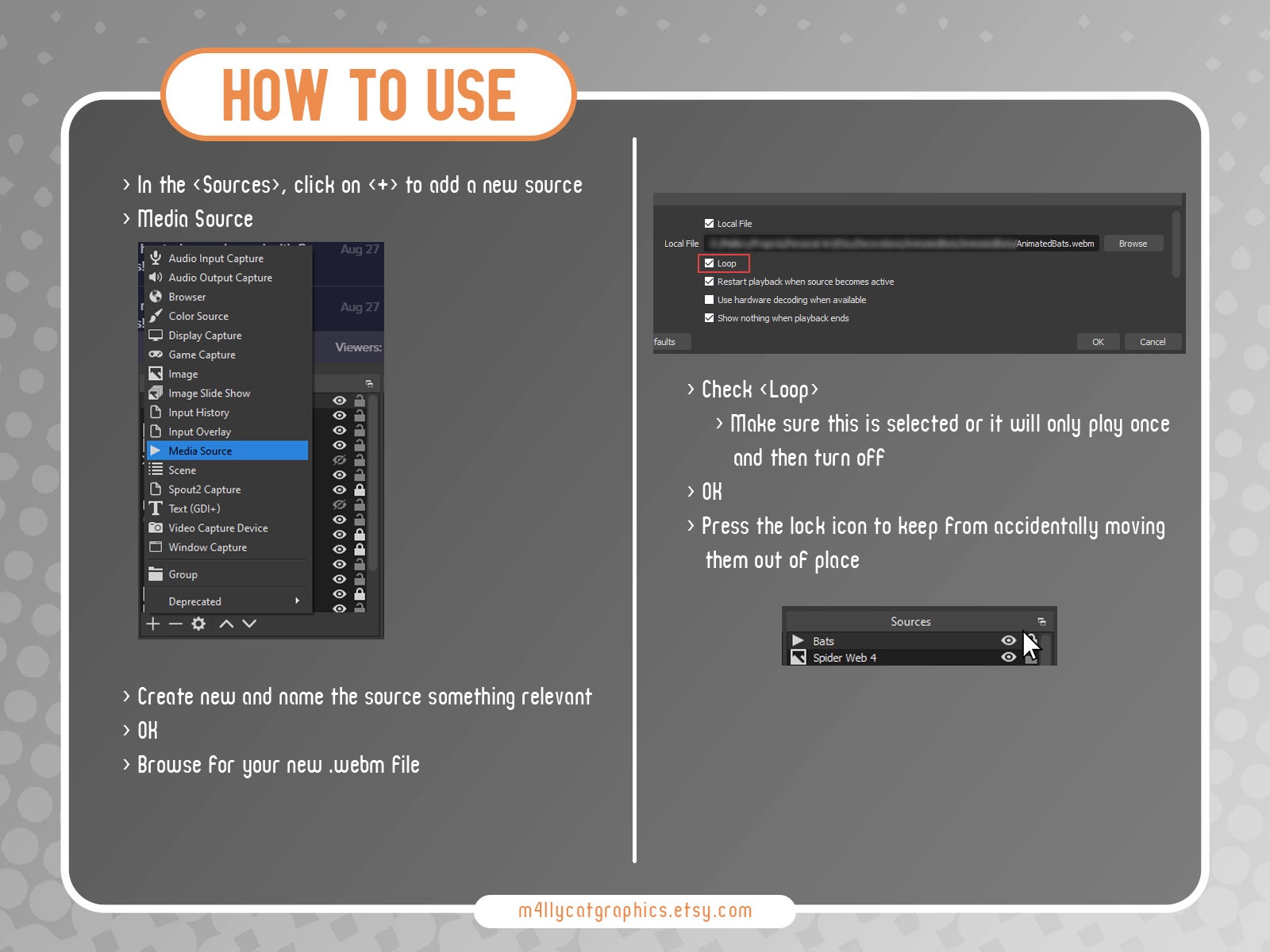 Animated Spiders Overlay | Spooky Decorations | 1 Minute Intermittent ...