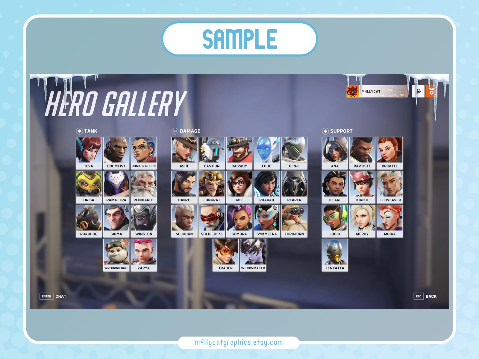 Animated Icicles Overlay | Winter Stream Decorations | 7 Second Loop ...